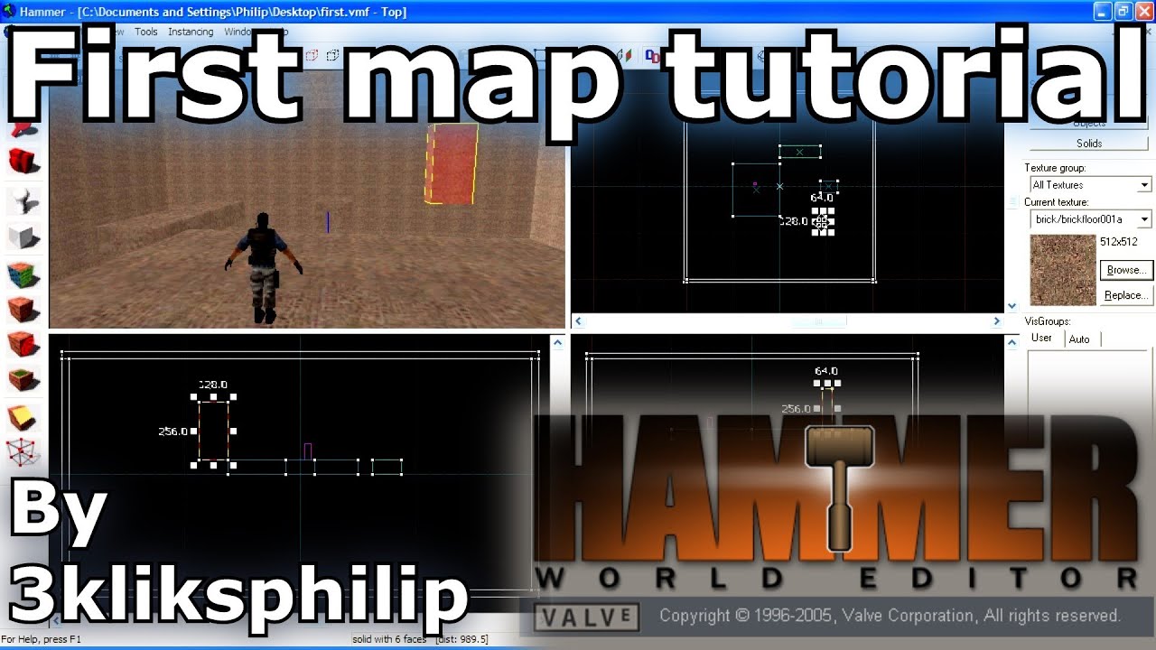 Hammer Tutorial First Map Youtube