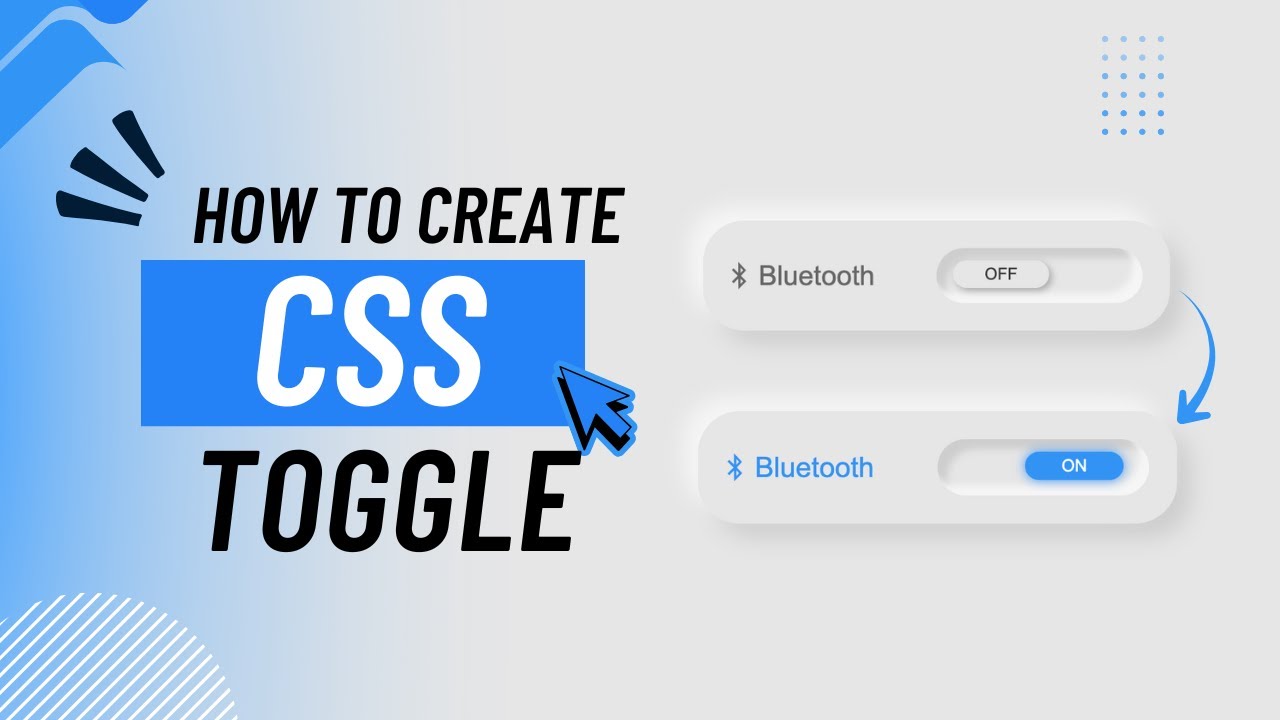 Neumorphic Bluetooth Toggle Button Pure Html Css No Javascript