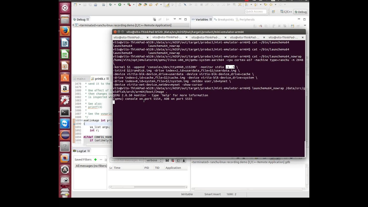 Debug Android Kernel Arm64 With Gdb And Eclipse Youtube