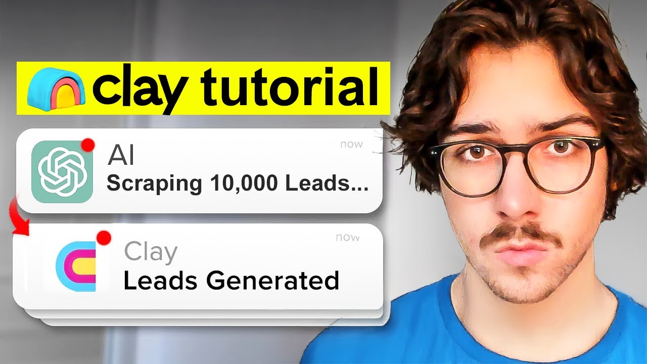 Clay Tutorial Scrape 10 000 Leads With Ai Youtube