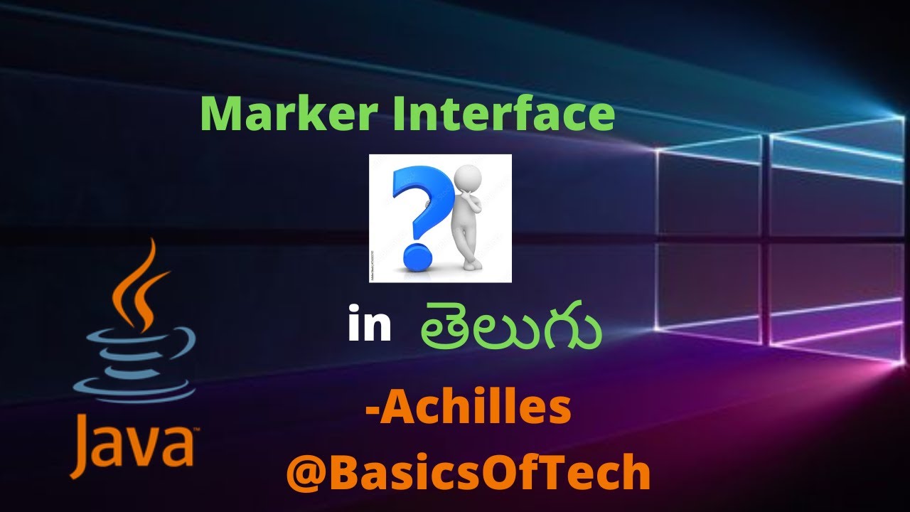 Marker Interface Youtube