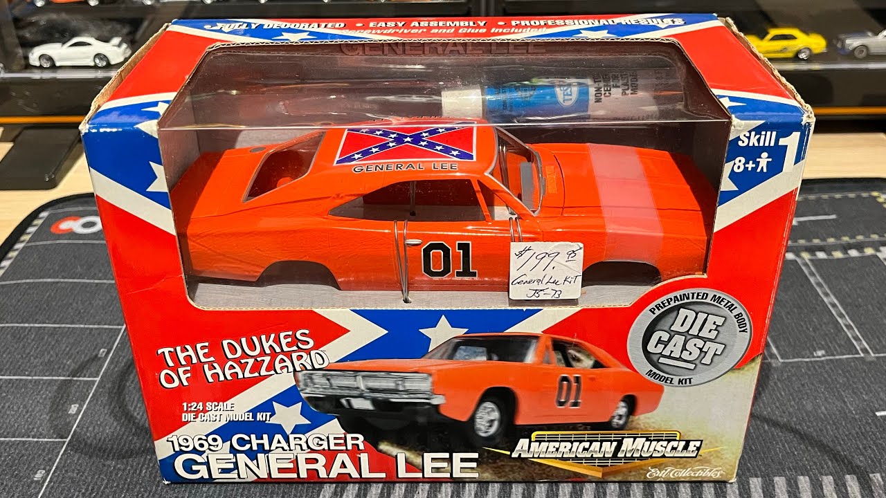 The Dukes Of Hazzard General Lee 1 24 Scale Diecast Model Kit By Ertl