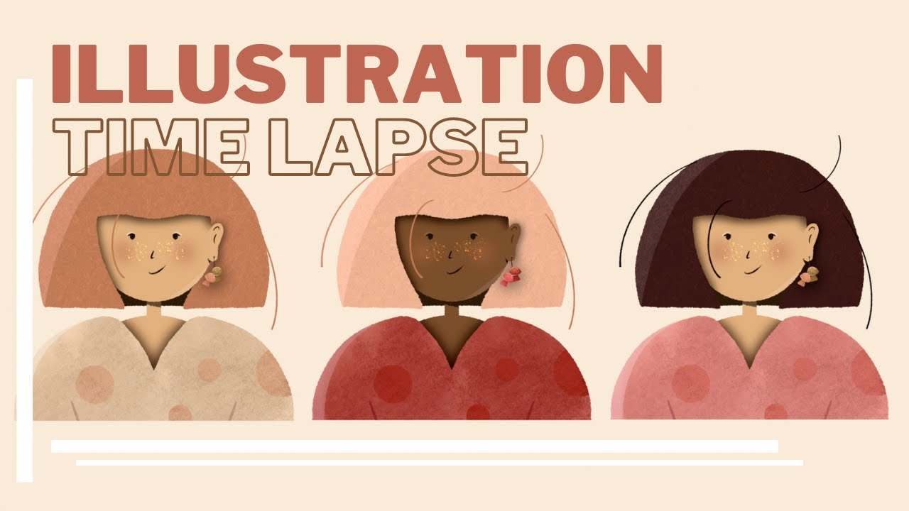 Character Illustration Time Lapse Youtube
