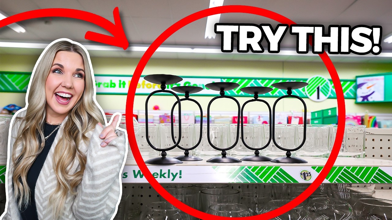 You Ll Never Walk Past These Dollar Tree Candle Holders Again Youtube