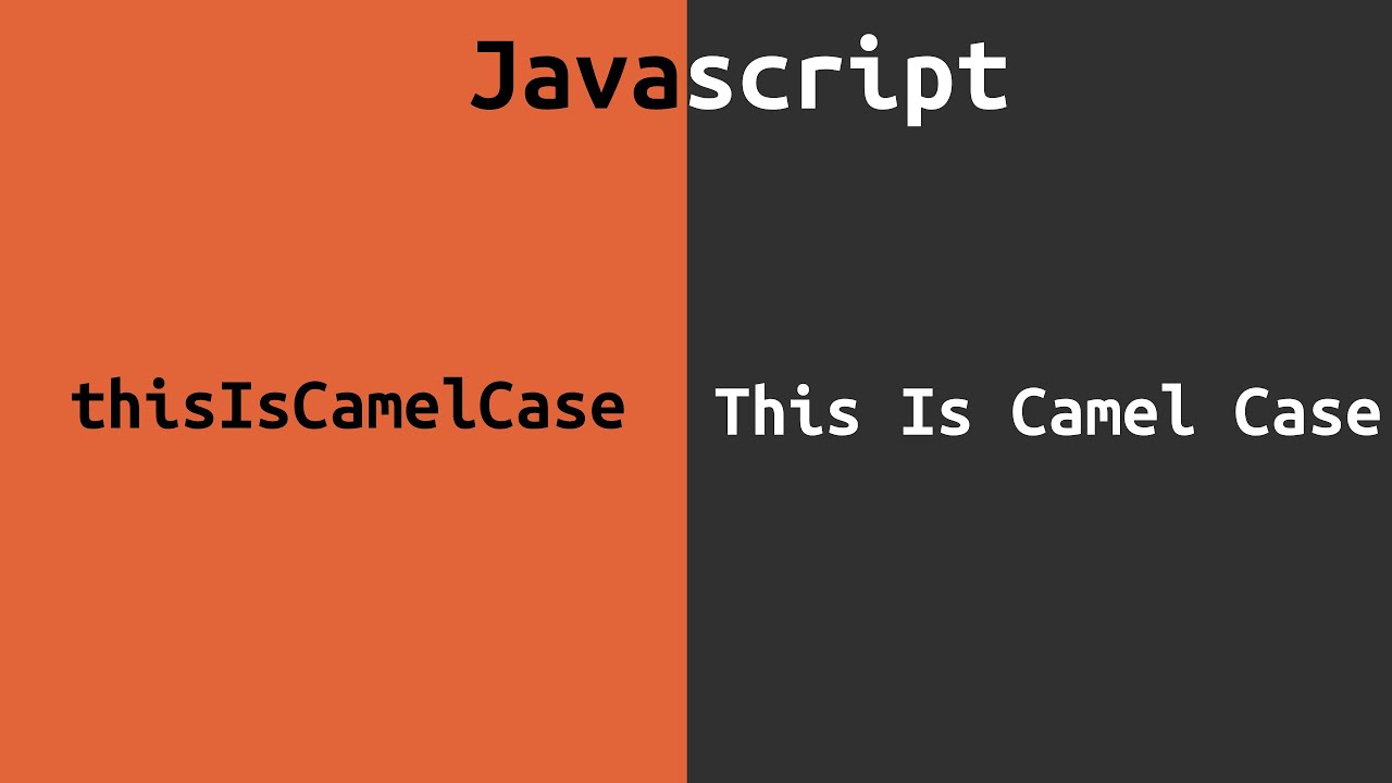 Split Camel Case Using Regex In Javascript Youtube