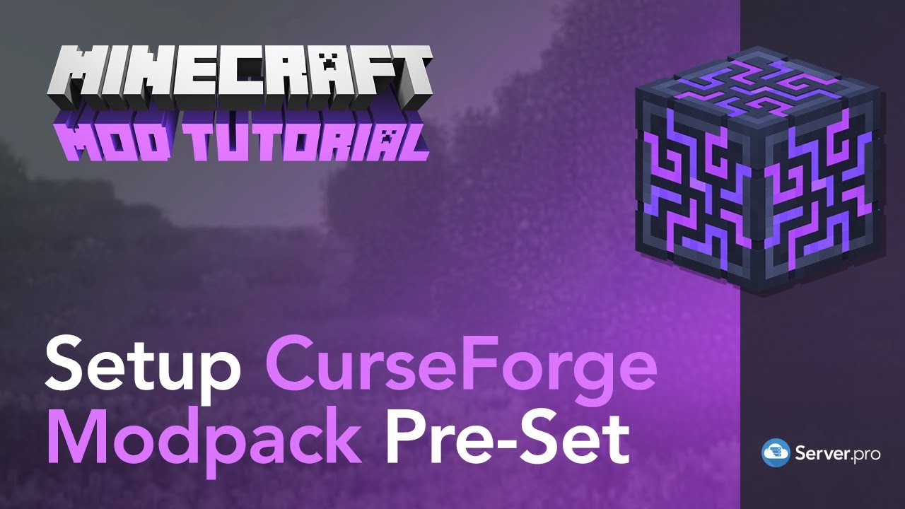 How To Setup Curseforge Modpacks On Your Server Minecraft Java Youtube