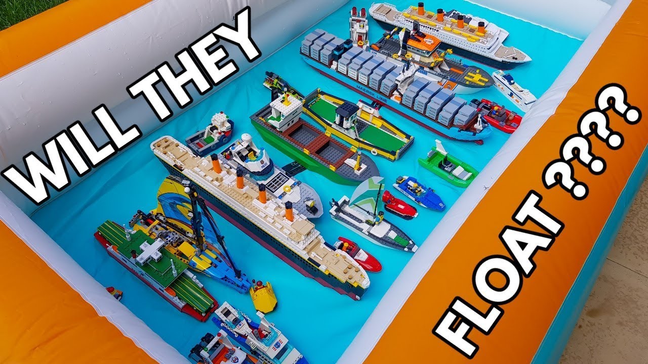 Do All These Lego Boats Float Youtube