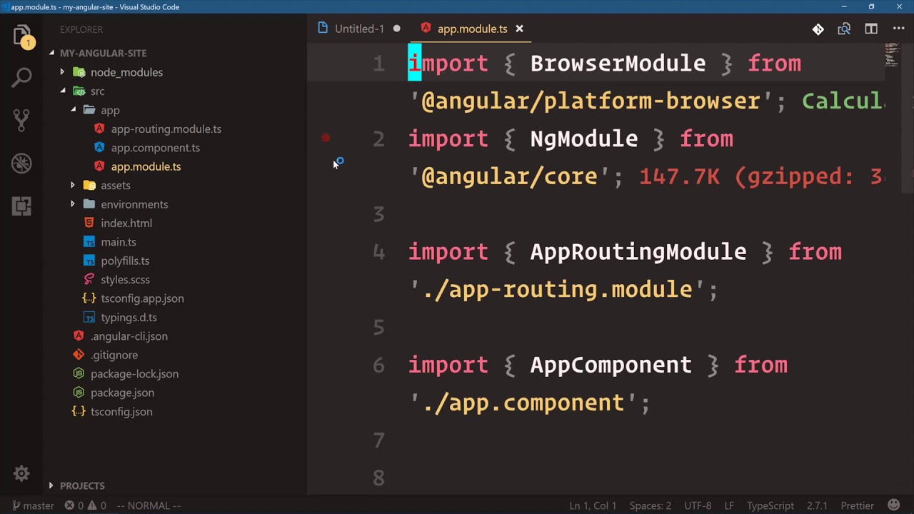 Build Your First Angular Website 8 Creating A Home Page Youtube