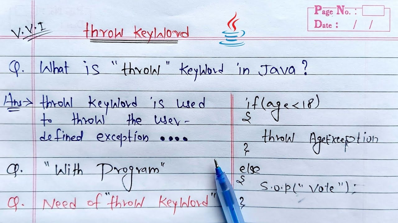 Throw Keyword In Java Learn Coding Youtube