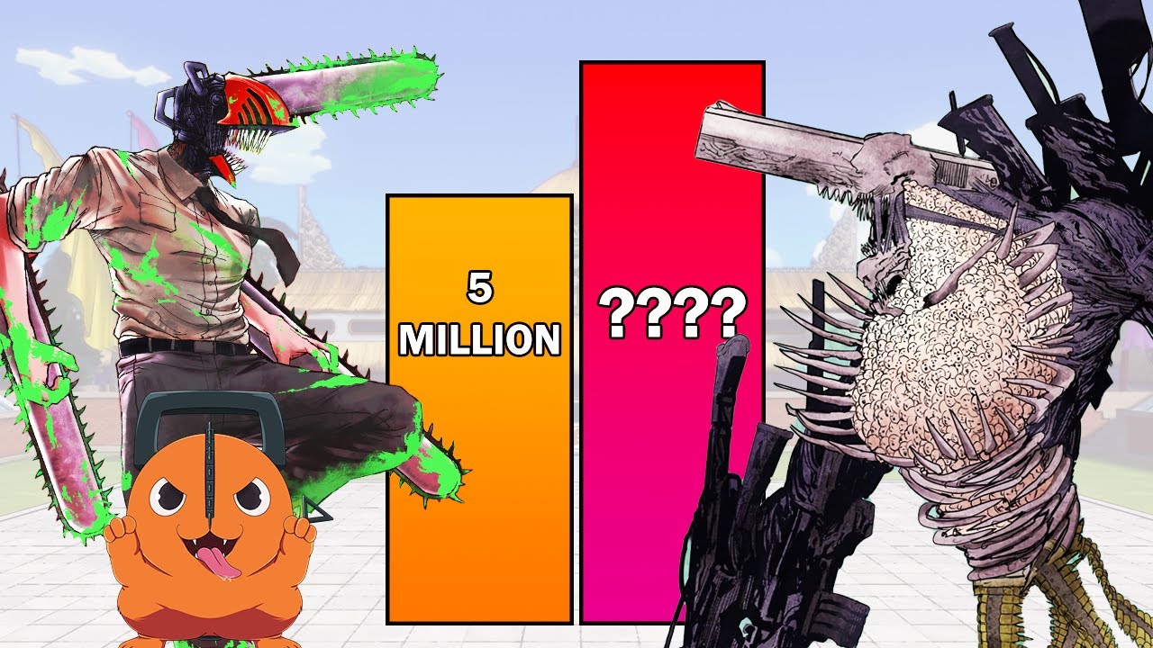 Denji Vs Gun Devil Power Levels Chainsaw Man Power Scale Comparison