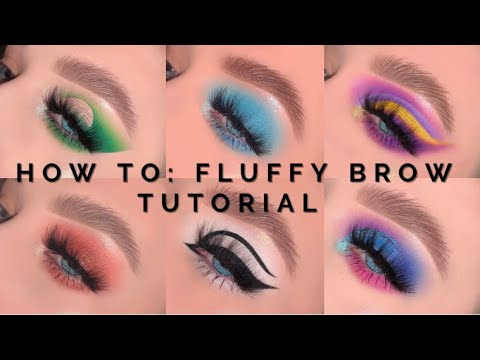 Quick Easy Fluffy Brow Tutorial Youtube