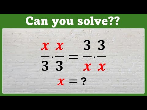 A Nice Algebra Problem Solve For X Poland Math Olympiad Youtube
