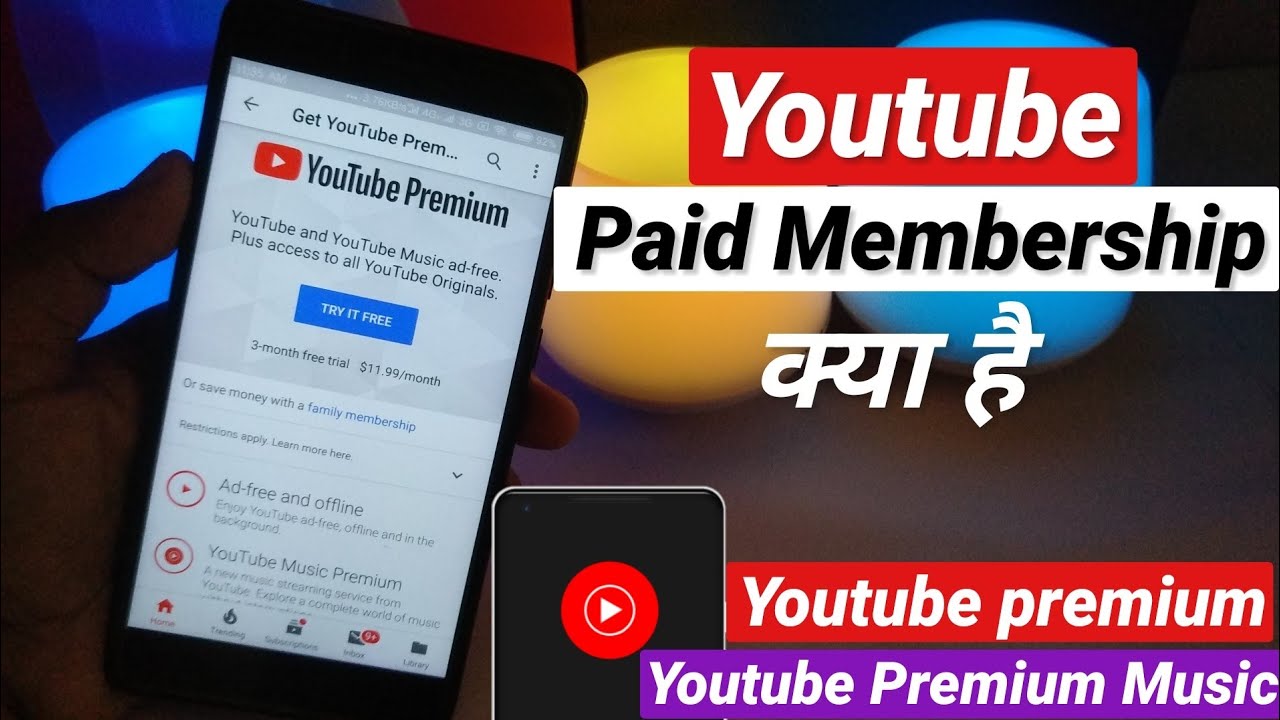 What Is Paid Memberships Youtube Premium Youtube Music