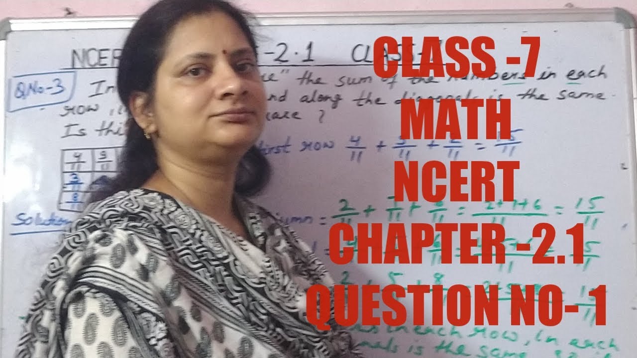 Fraction And Decimal Class 7 Math Chapter 2 Exercise 2 1 Question No 1
