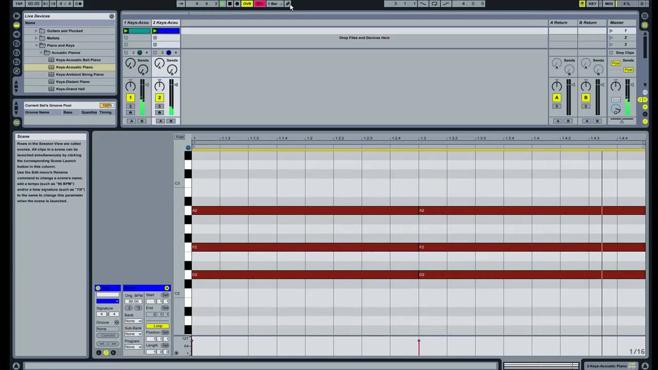Basic Chord And Scale Theory Through Ableton Live Part 2 Youtube