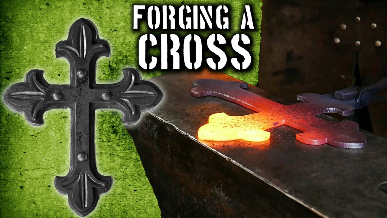 Forging A 75 Steel Cross Full Tutorial Beginning Blacksmith Projects