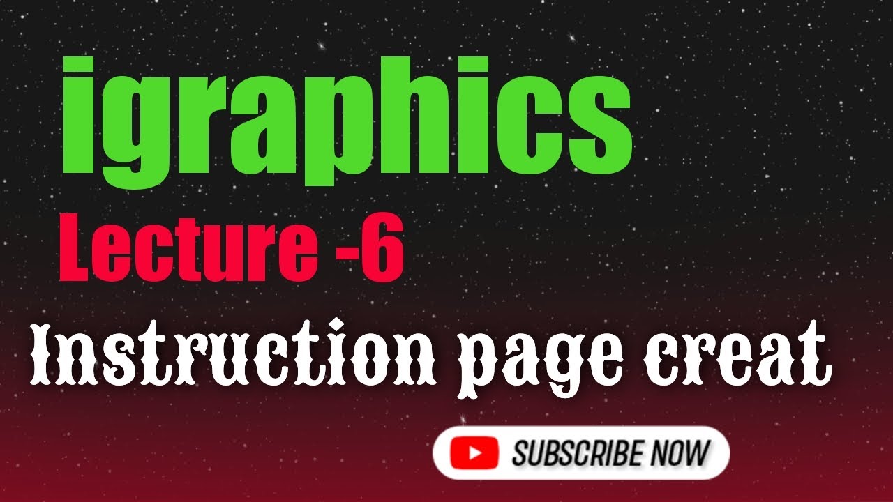 Igraphics E Instruction Page Add Youtube