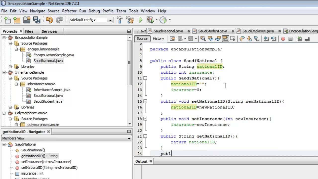 Java Tutorial 23 Encapsulation In Java Youtube