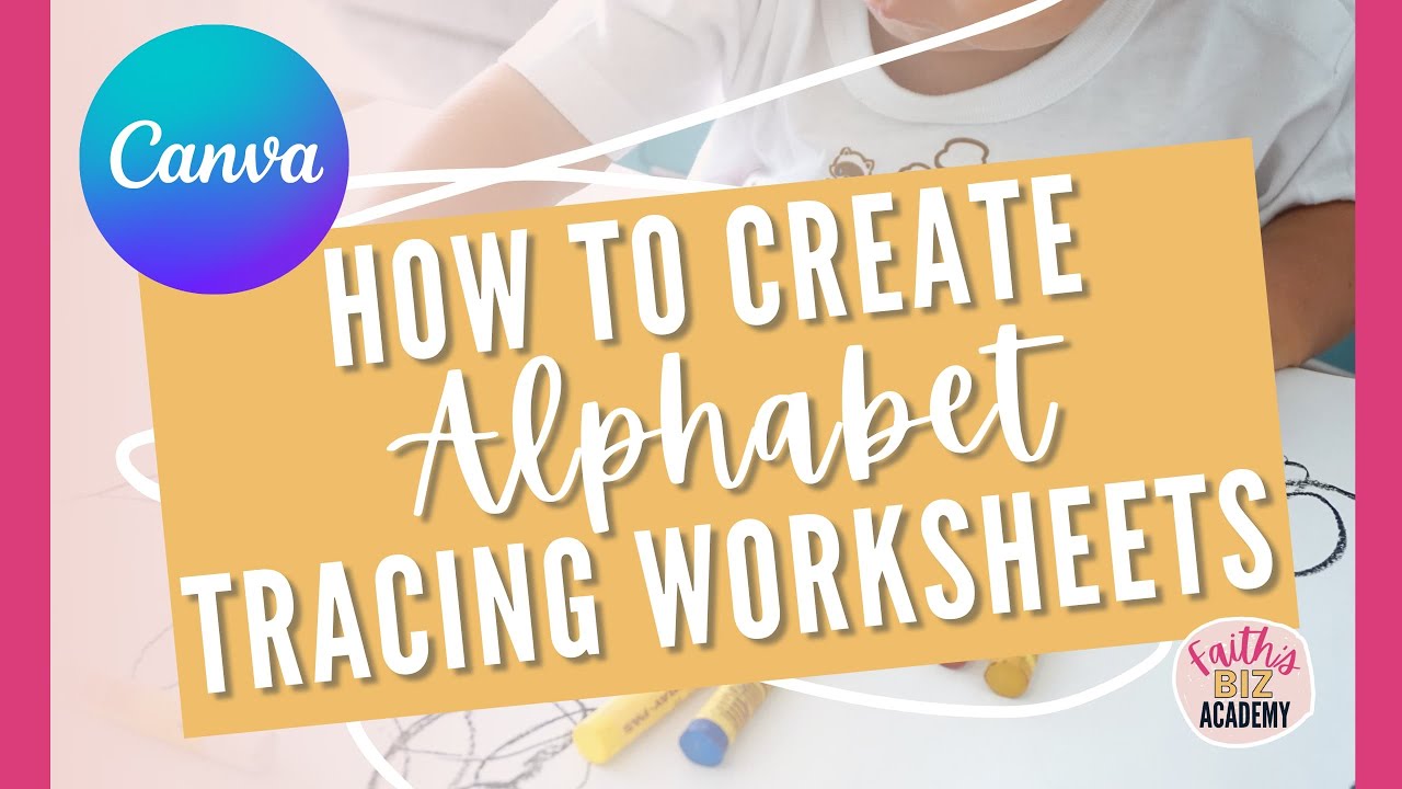 How To Make Tracing Letters In Canva Free Worksheets Printable
