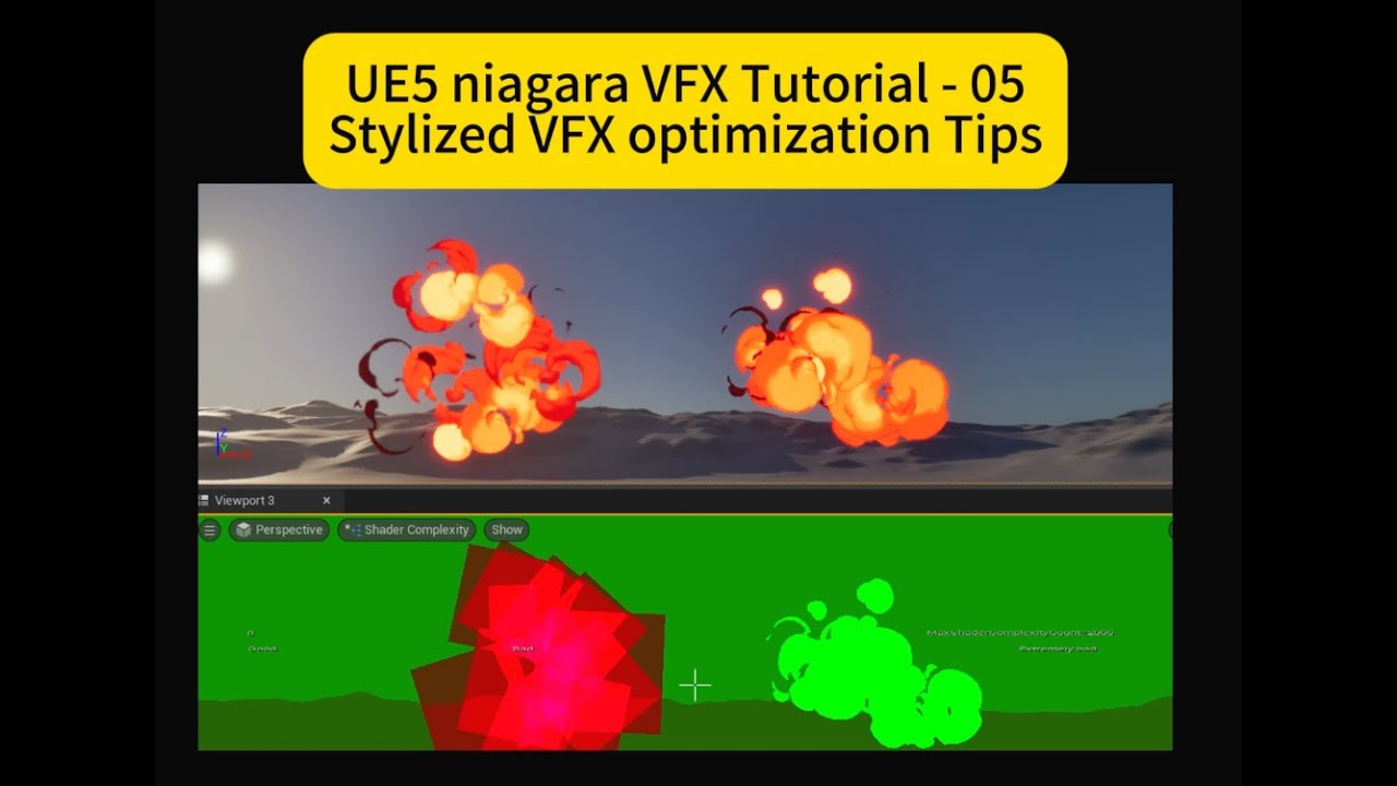 Ue5 Niagara Vfx Tutorial Series 05 Stylized Vfx Optimization Tips Youtube