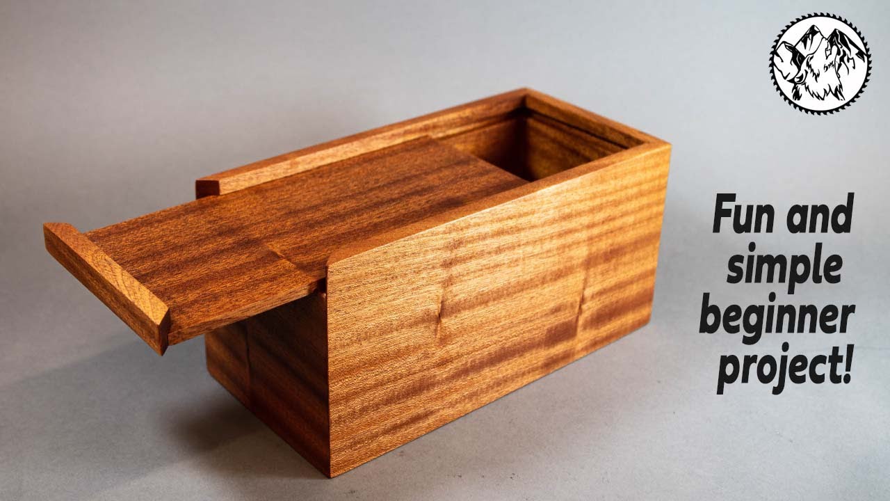 Woodworking How To Make A Sliding Lid Box Youtube
