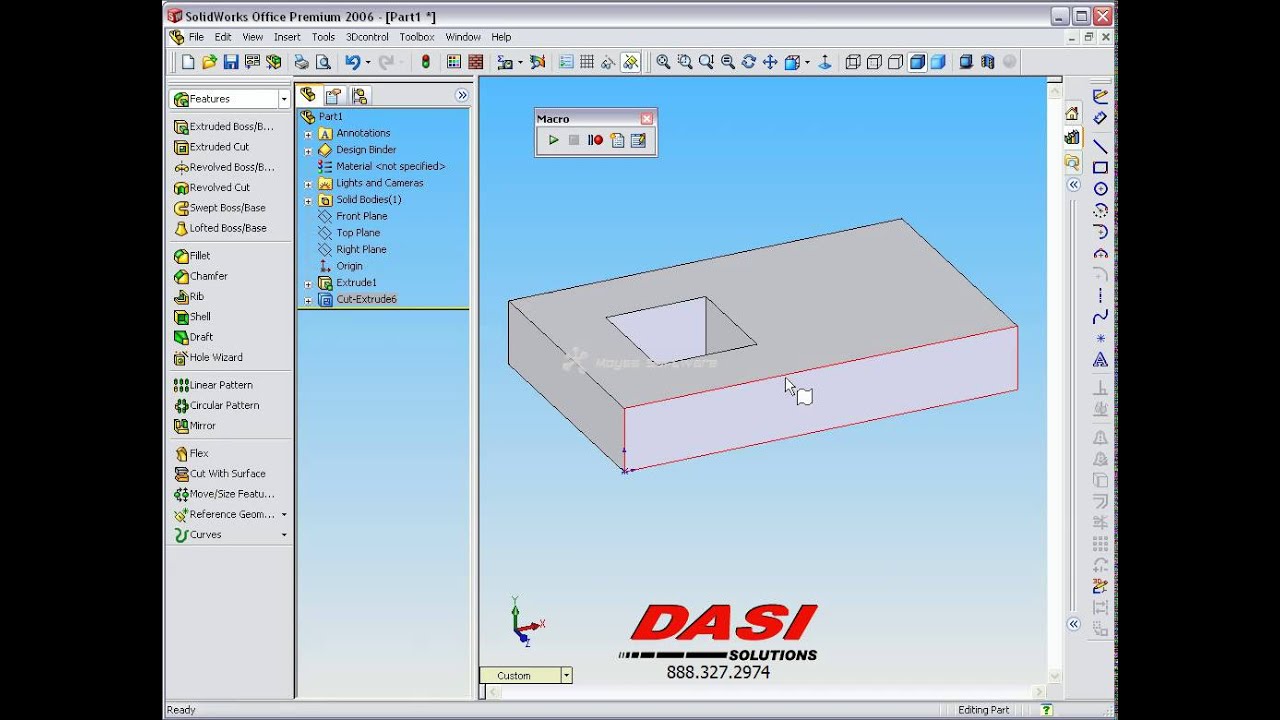 Solidworks Tutorial Macros Youtube