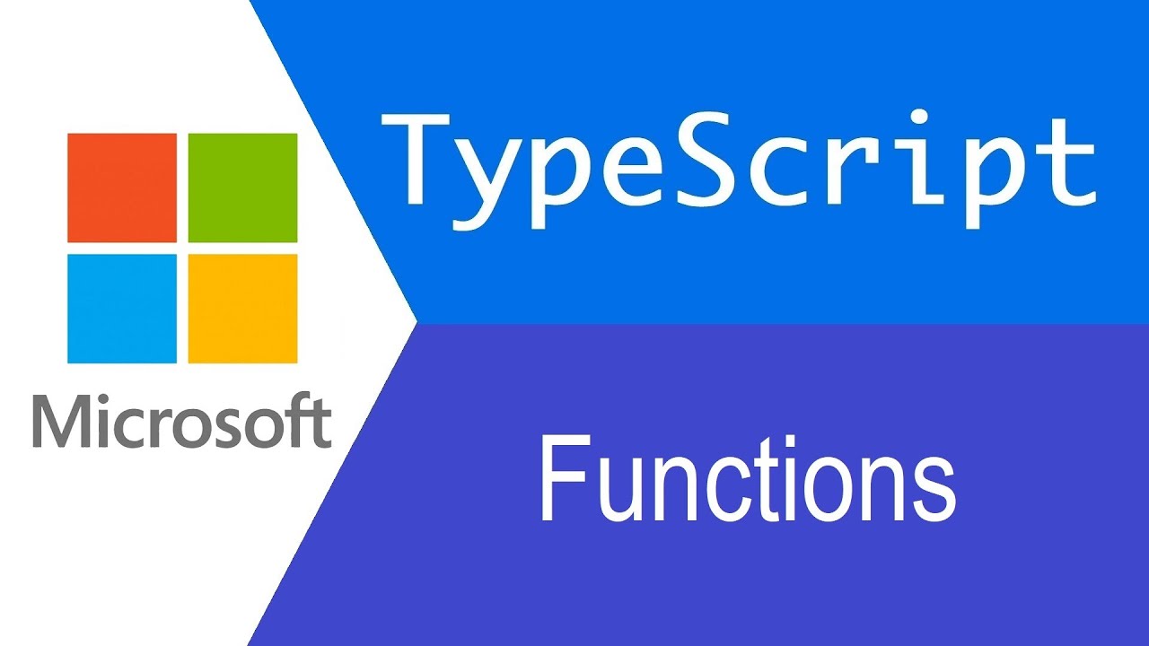Typescript Tutorial Functions Youtube