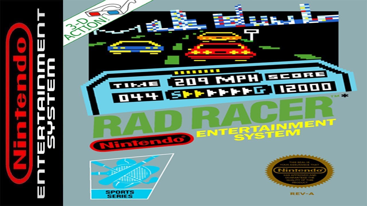 Longplay Nes Rad Racer 4k 60fps Youtube