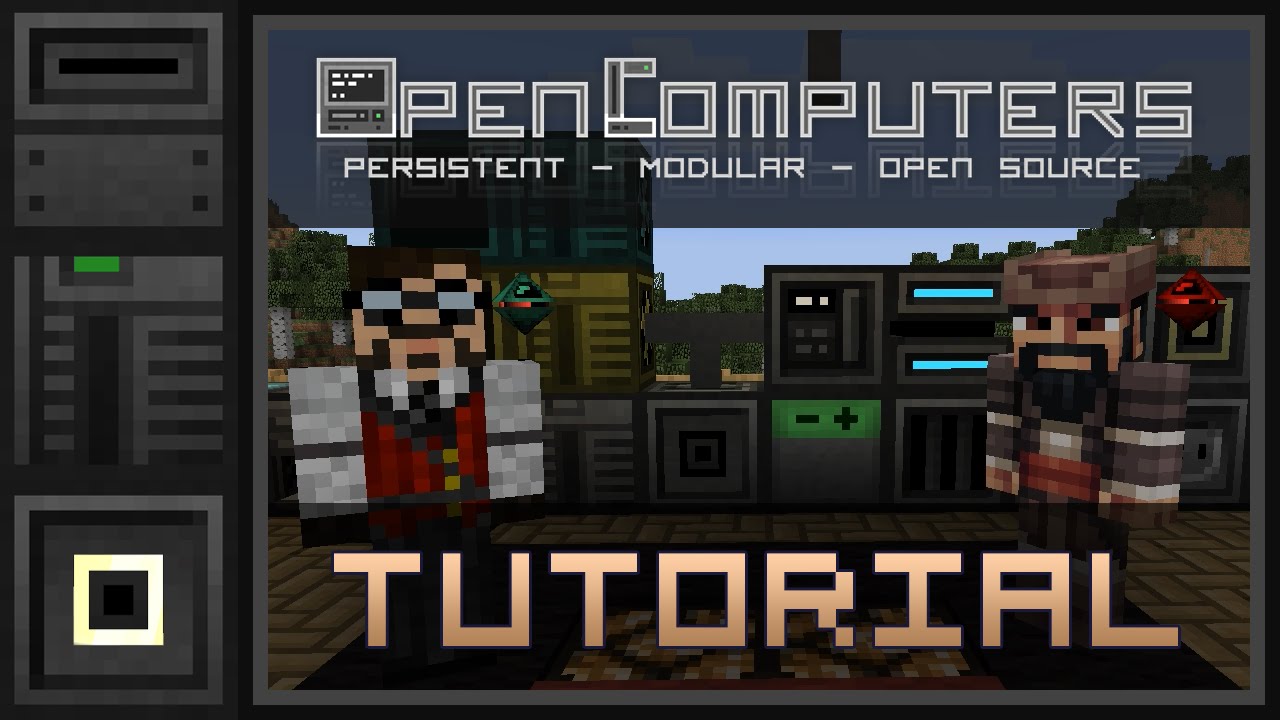 Opencomputers V1 3 Tutorial 1 Blocks And Items English Youtube