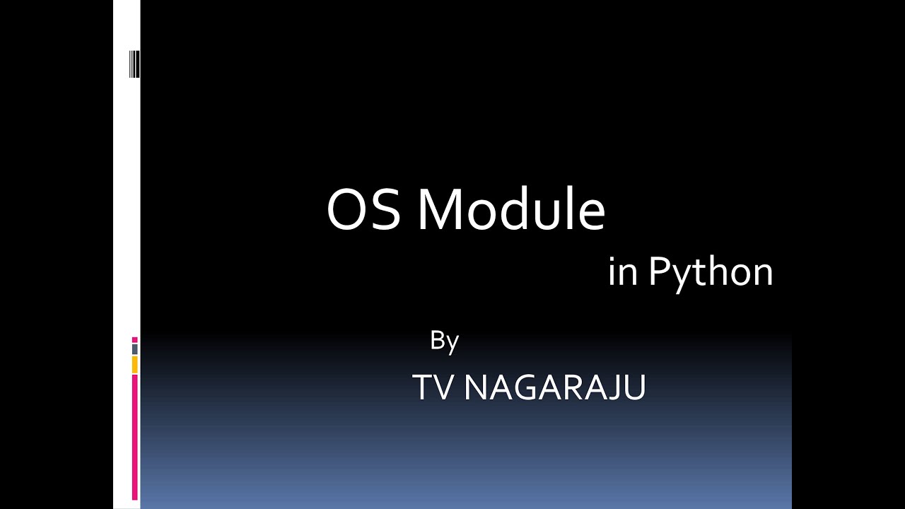 33 Os Module And Its Functions With Examples Python Programming