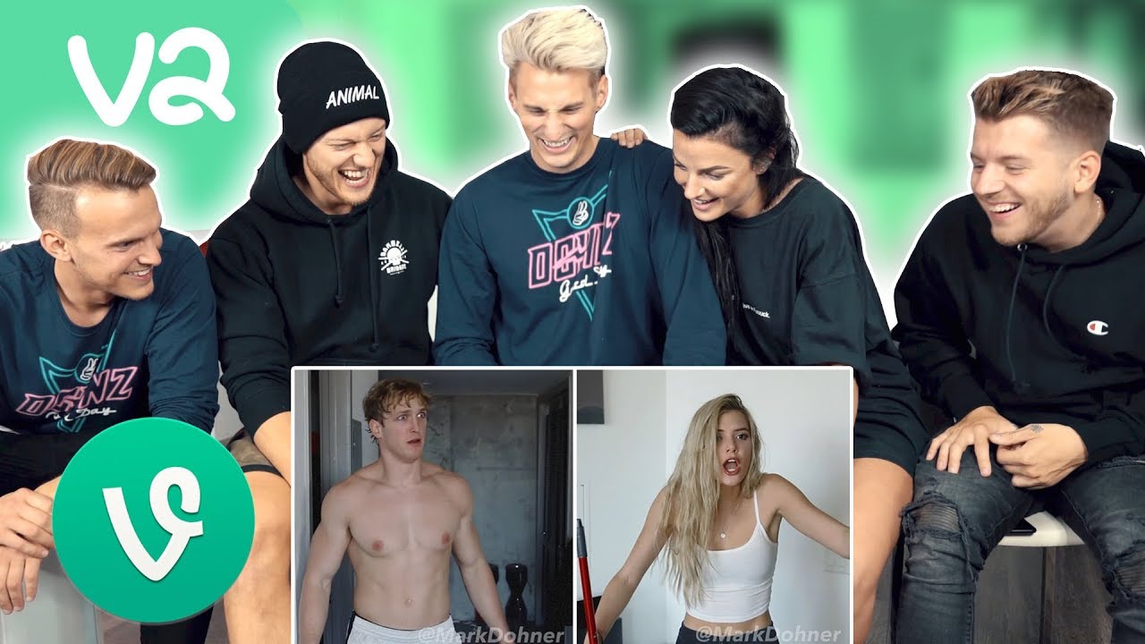 Reacting To Our Old Funny Vines Challenge Youtube