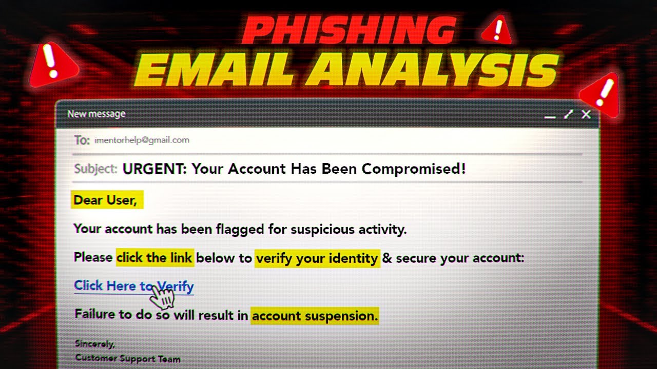 Phishing Email Analysis Soc Analyst Training Youtube