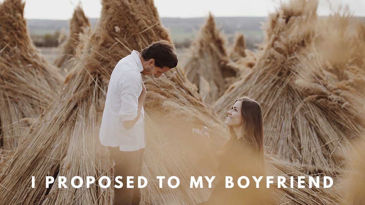 I Proposed To My Boyfriend And He Said Yes Youtube