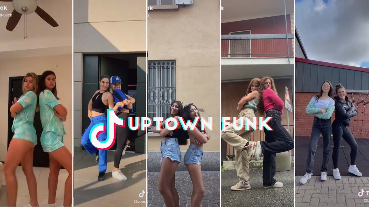 Uptown Funk New Tiktok Dance Compilation Youtube
