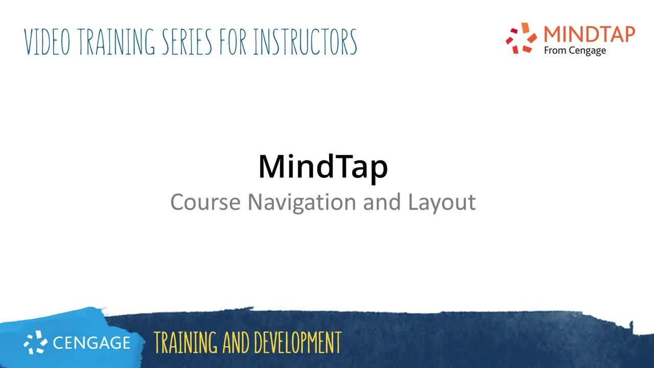 Navigating A Mindtap Course Youtube