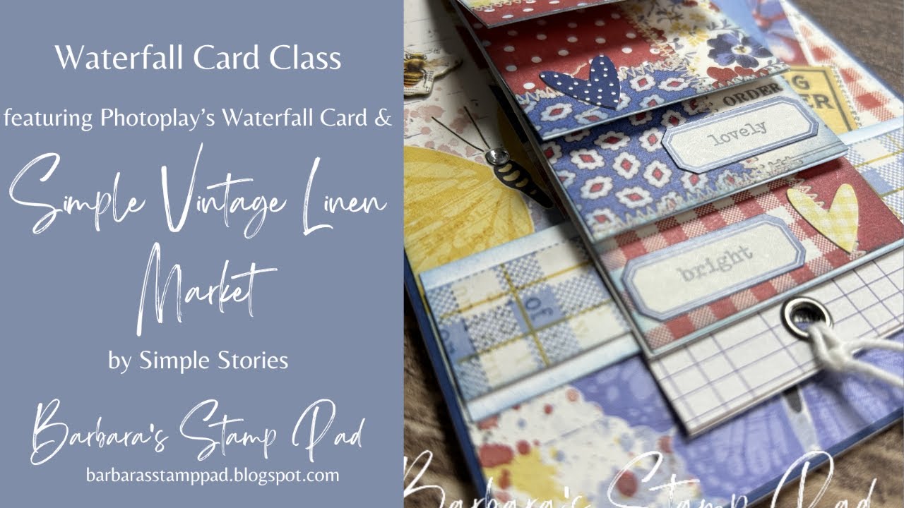 Waterfall Card Class Youtube