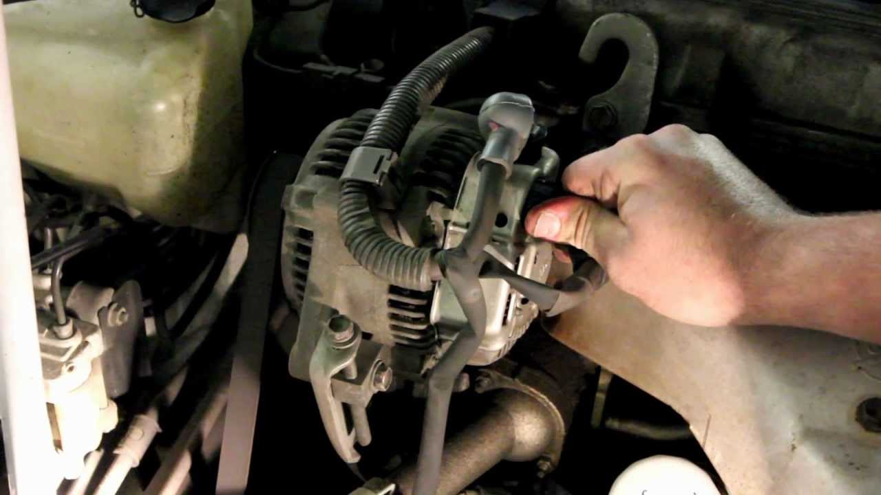 Toyota Alternator Replacement Youtube