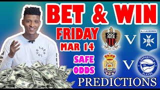 Football Prediction Today 14 03 2025 Betting Tips Today Mig Predictions ...