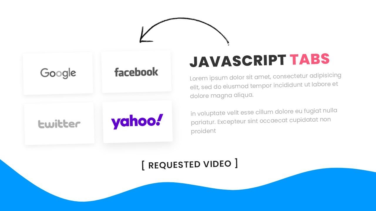 How To Create Tabs Using Html Css And Vanilla Javascript Youtube