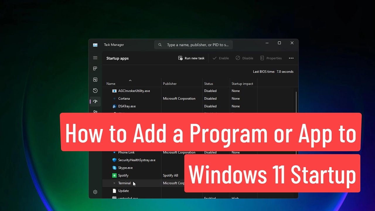 How To Add A Program Or App To Windows 11 Startup Windows 11 Startup