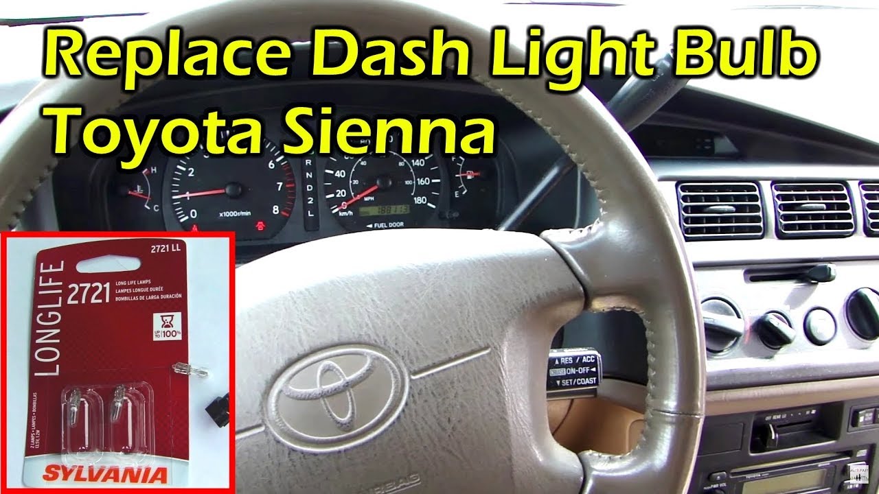 How To Replace Dashboard Lights 2000 Toyota Camry Americanwarmoms Org