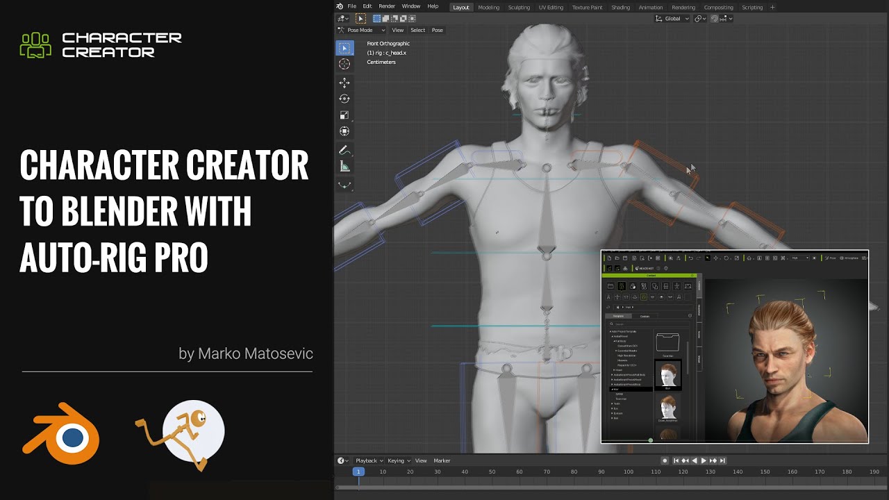 Introduces A New Character Creation And Animation Pipeline In Blender