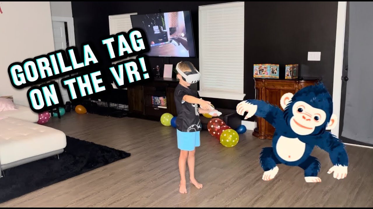 Playing Gorilla Tag On My Vr Headset Youtube