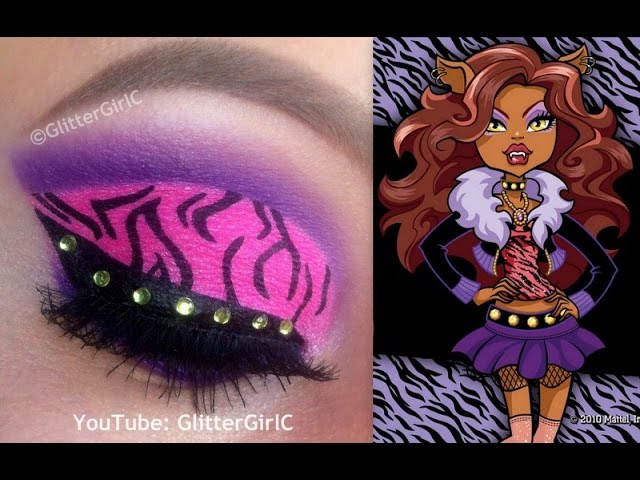 Kittiesmama Monster High Makeup Tutorials Clawdeen Wolf Saubhaya Makeup