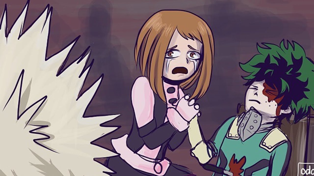 Bakugo Scared Death Out Of Deku Uraraka Bnha Comic Dub Mha Boku No