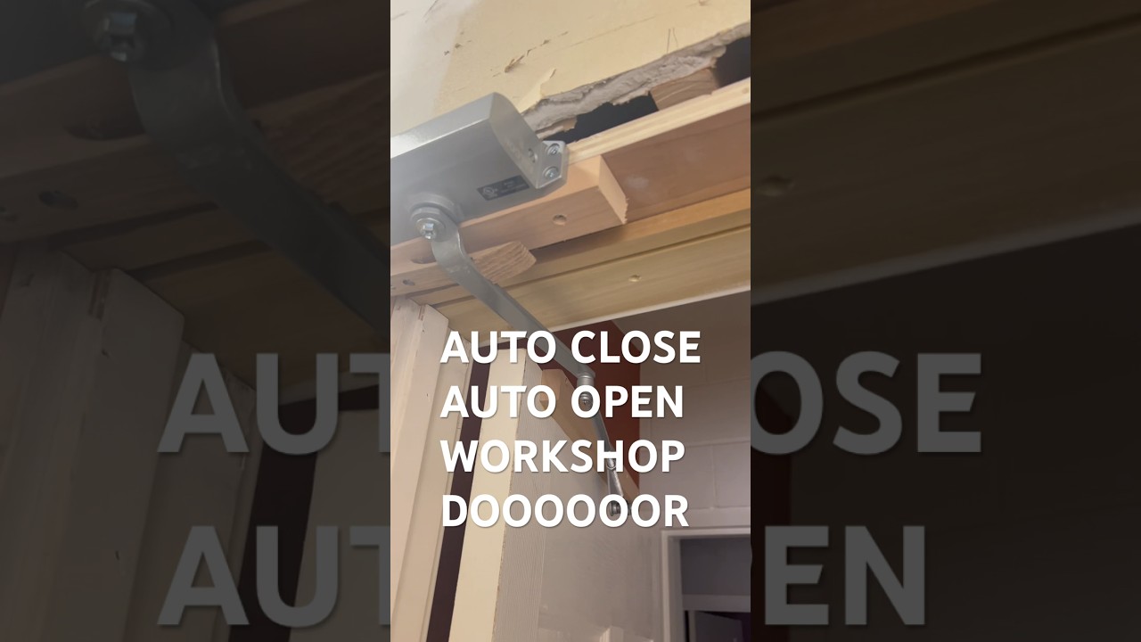 New Workshop Door Diy Hack Lifehack Diyproject Doorinstall