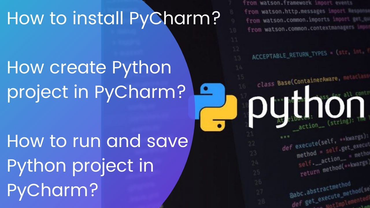 How To Create Python Project In Pycharm How To Run And Save Python