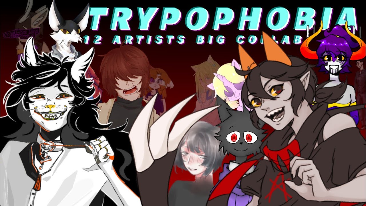 Trypophobia 12 Artists Big Collab Meme Flash Warning Youtube