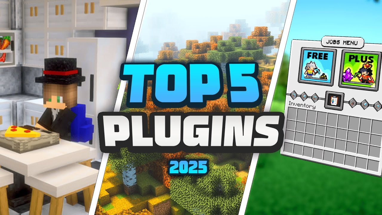 Top 5 Best Minecraft Plugins For 2025 1 21 Youtube
