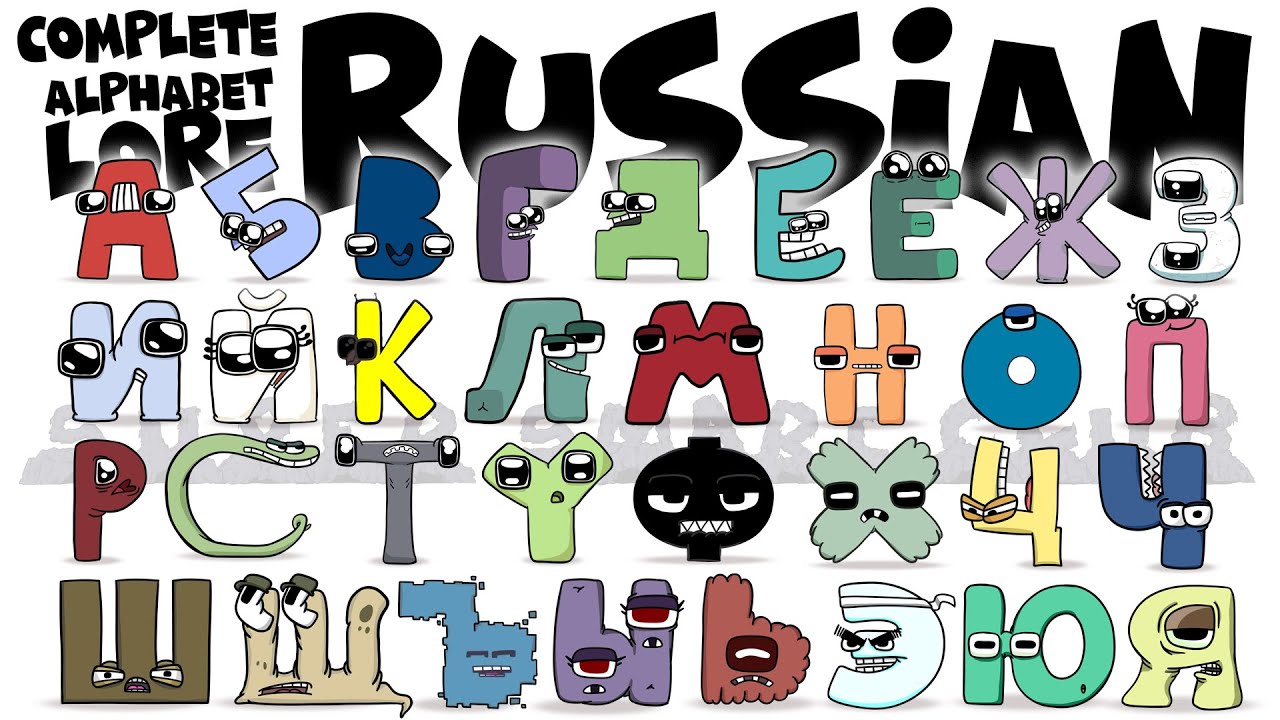 Complete Russian Alphabet Lore Cryllic Chart Compiled Youtube